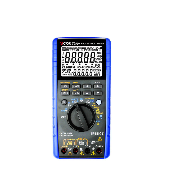 VICTOR 79A+ Professional Multifunction Process Calibrator Multimeter ...