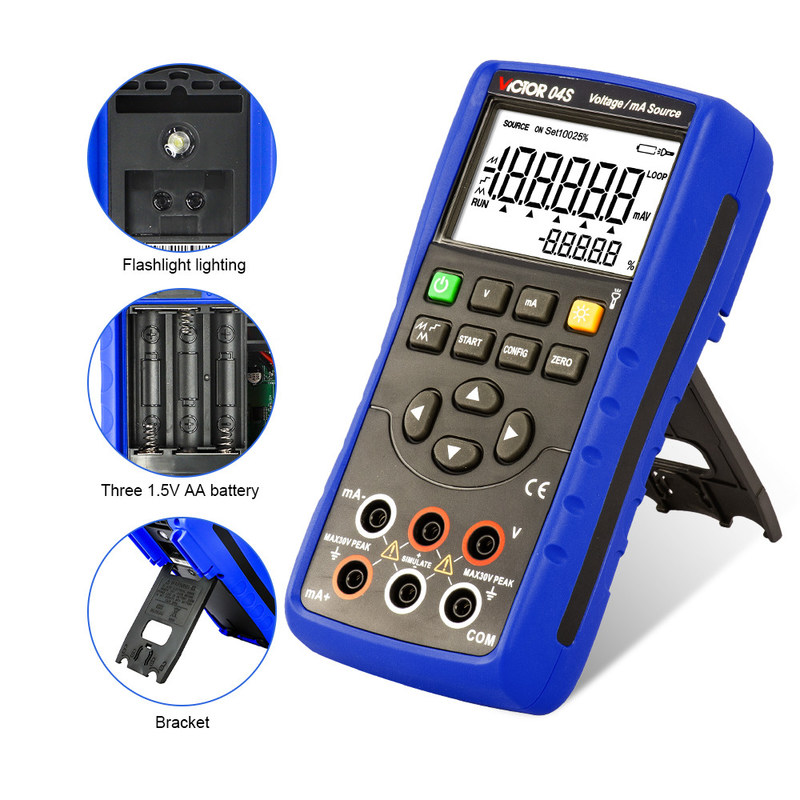 VICTOR 04S Voltage/mA Source calibrator tester Temperature calibrator ...