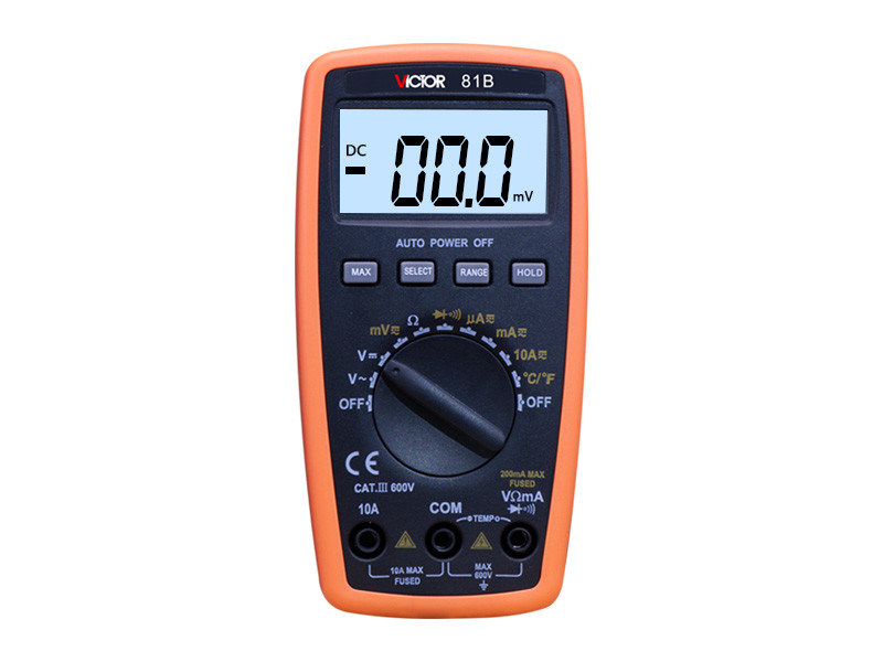 Small Type VICTOR Digital Multimeter Resistance Capacitance Frequency ...