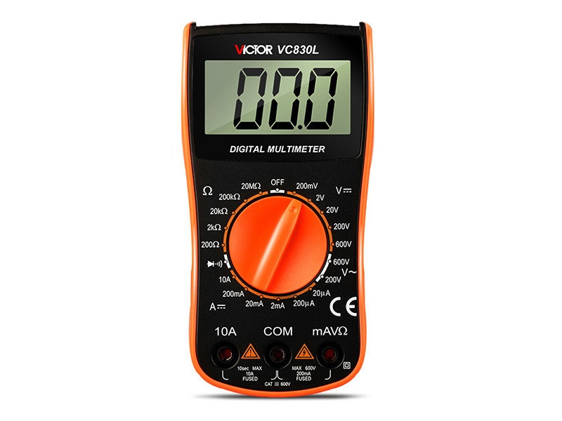 VC830L Manual Range VICTOR Digital Multimeter 1999 Counts Large Lcd ...
