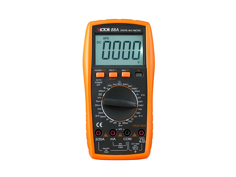 Auto Range VICTOR 88A Pocket Size Digital Multimeter 3999 Counts With ...
