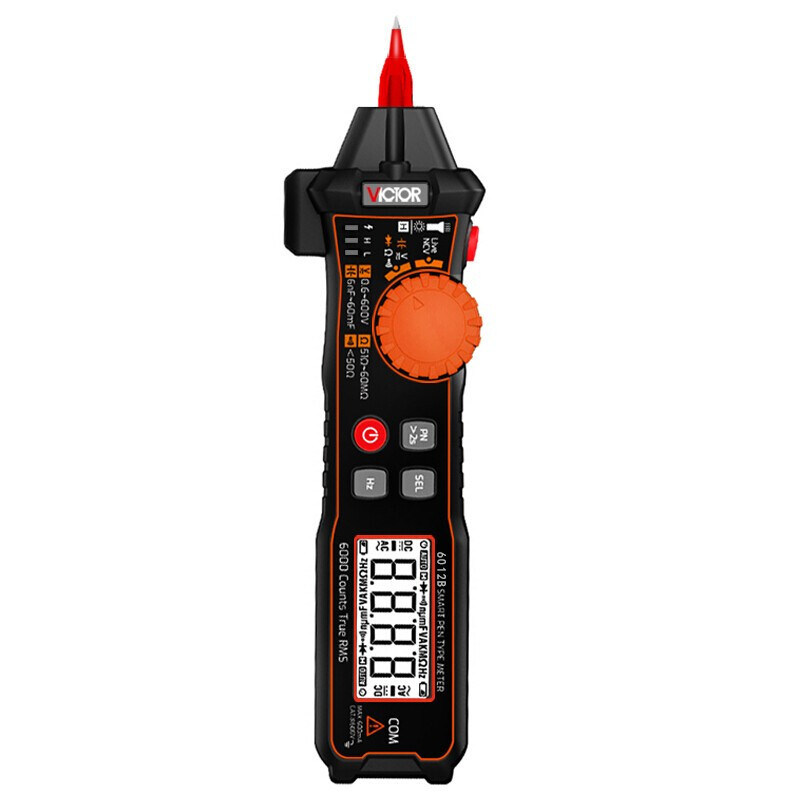 Non Contact 5/6 Digit Pen Type Multimeter 600V 600mA True RMS Multimeter