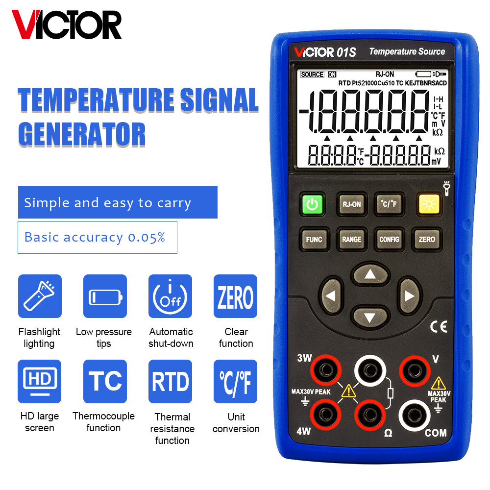 VICTOR 01S Temperature Signal Generator Temperature Source process ...