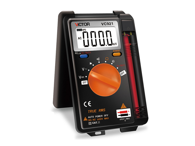 Foldable Mini Palm VICTOR Digital Multimeter 4000 Counsts Victor Vc921