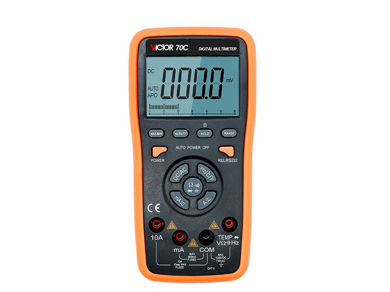 VICTOR 70C Usb Multimeter Tester 5999 Counts With Temperature 60MΩ ...