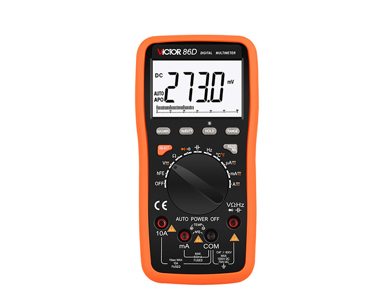 5999 Counts Auto Ranging Digital Multimeter With Usb Output LCD Display