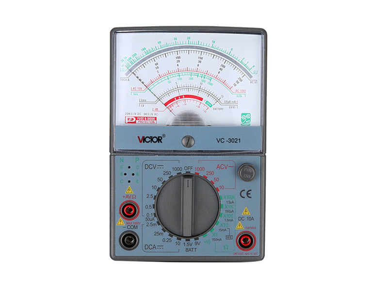 Large Lcd Display Analog VICTOR Digital Multimeter 1000V 10A 200MΩ