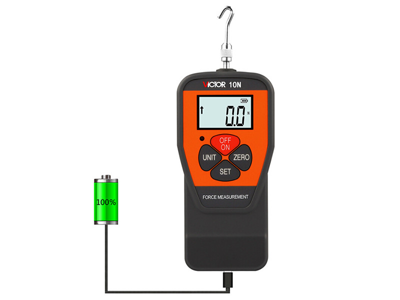 1kg 5kg Multifunction Environment Meters Digital Force Gauge Push Pull