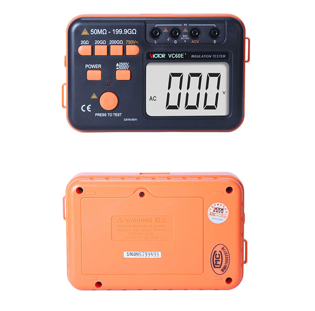 Digital 5000V High Voltage Insulation Tester With Multimeter / Analog