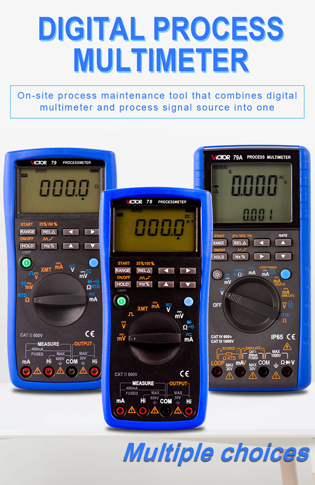 IP65 Process VICTOR Digital Multimeter
