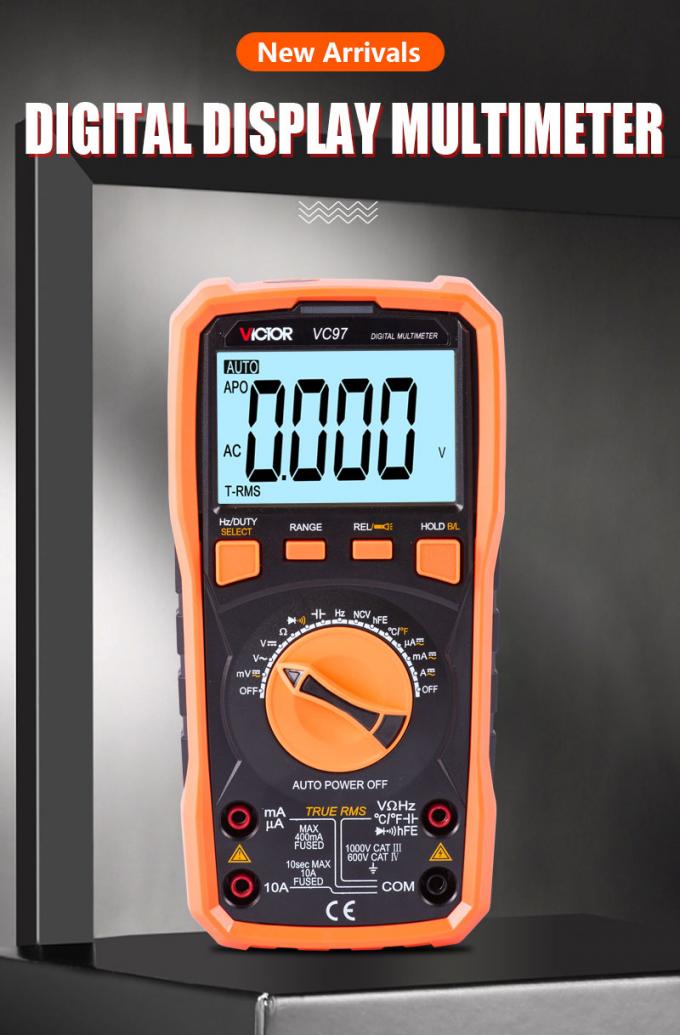 VC97 VICTOR 2021 VC97 VICTOR original factory True RMS Auto Ranging Digital Multimeter with 3999 ...
