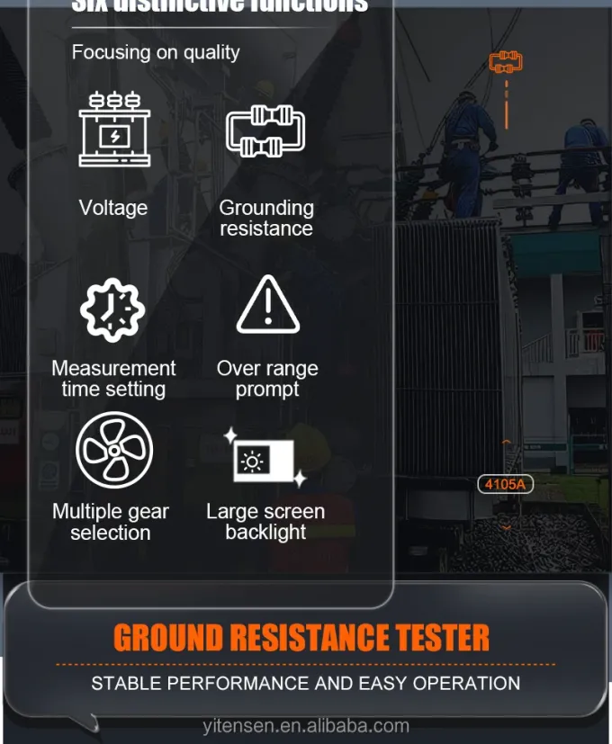 VICTOR 4105A Groundin Resistance tester digital earth tester Insulation ...
