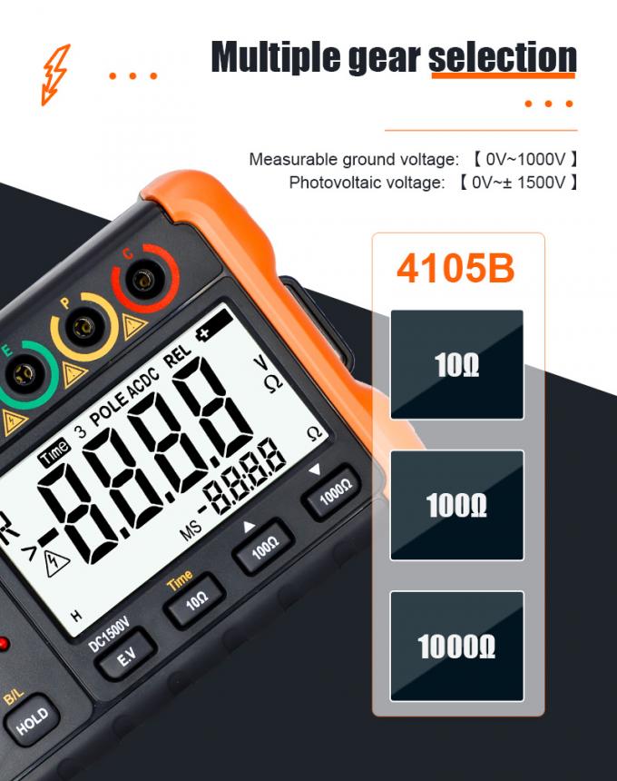 VICTOR 4105B intelligent multifunctional grounding testing instrument ...