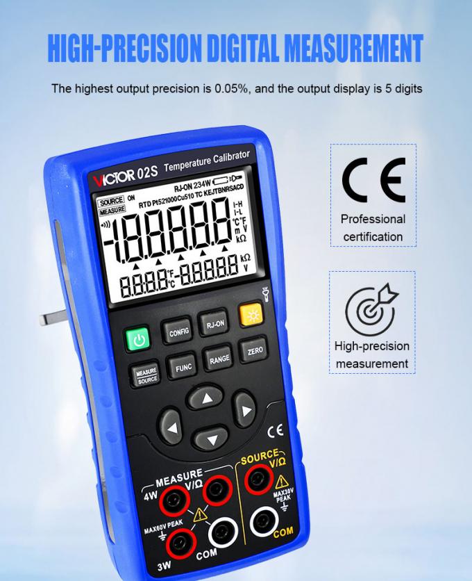RTD Calibrator Thermocouple Multifunction Process Calibrator ...