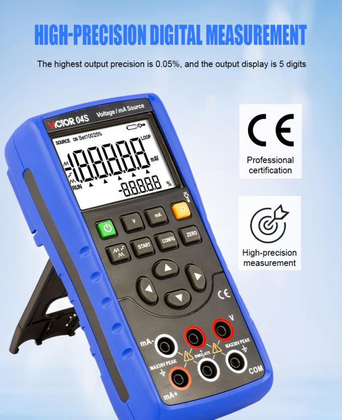 VICTOR 04S Voltage/mA Source calibrator tester Temperature calibrator ...
